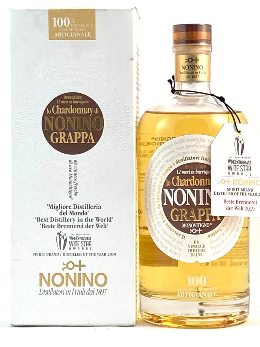Nonino Grappa lo Chardonnay 0,7l, alc. 41 Vol.-%, Grappa Italien – Kuhns Trinkgenuss