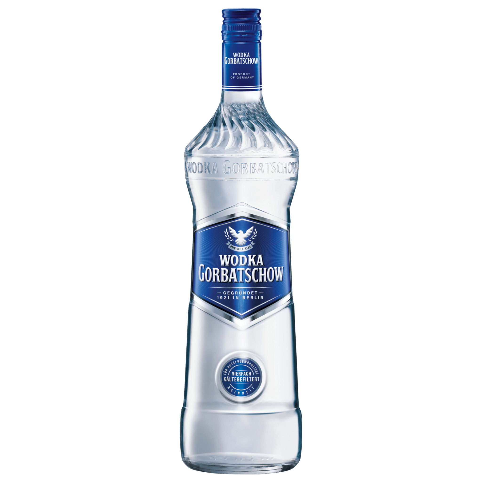 Wodka Gorbatschow 1,0l, alc. 37,5 Vol.-%, Wodka Deutschland – Kuhns Trinkgenuss
