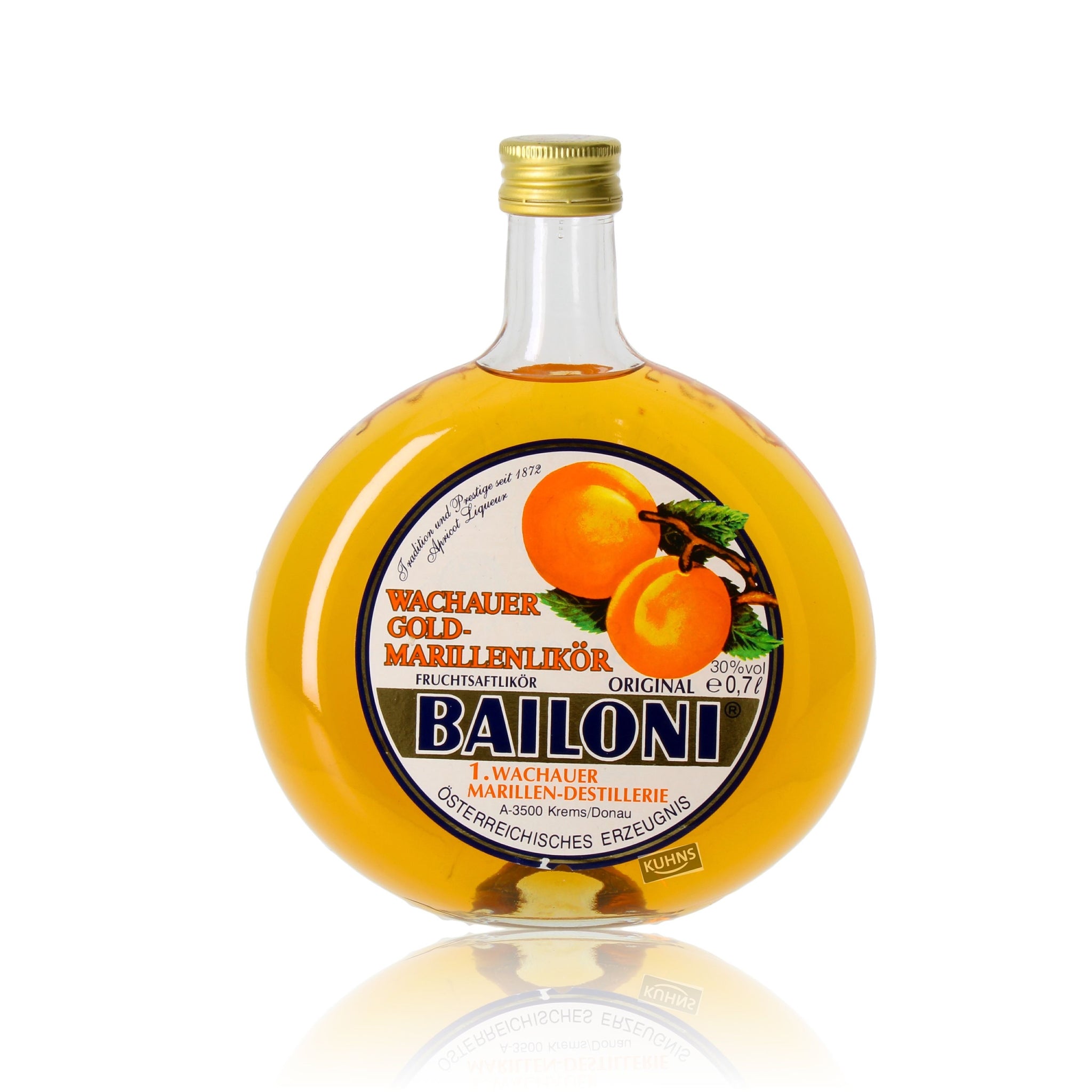 Bailoni Wachauer Gold-Marillenlikör 0,7l, alc. 30 Vol.-% Likör Österre ...