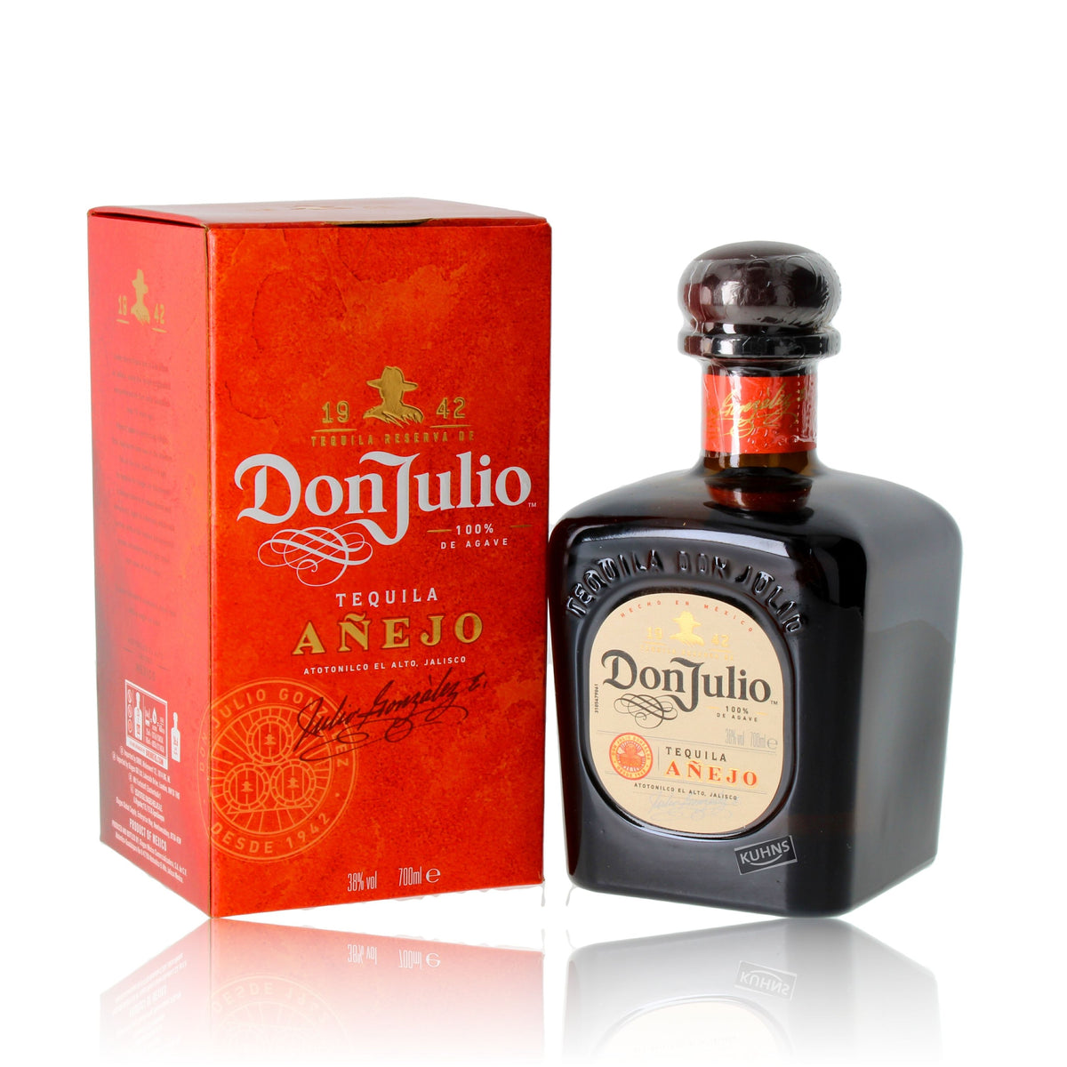 Don Julio Anejo Tequila 0,7l, alc. 38 Vol.-%, Tequila Mexico – Kuhns ...