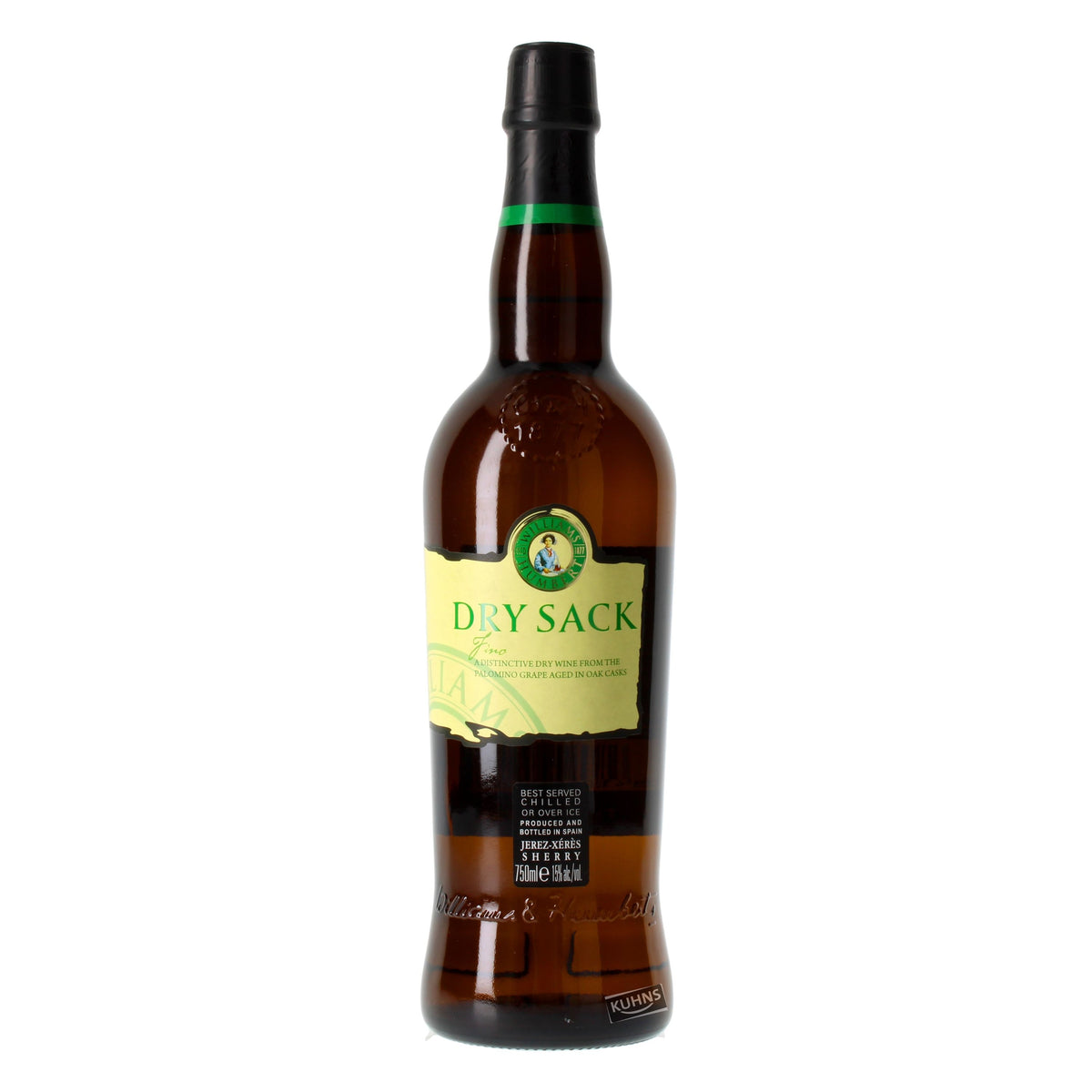 Dry Sack Fino Sherry 0,75l alc. 15 Vol.-%, Sherry Spanien – Kuhns ...