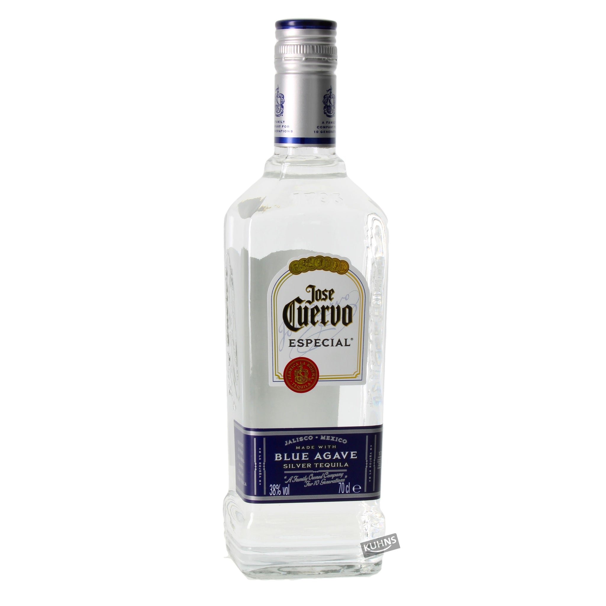 Jose Cuervo Especial Silver Tequila 0,7l, alc. 38 Vol.-% – Kuhns ...