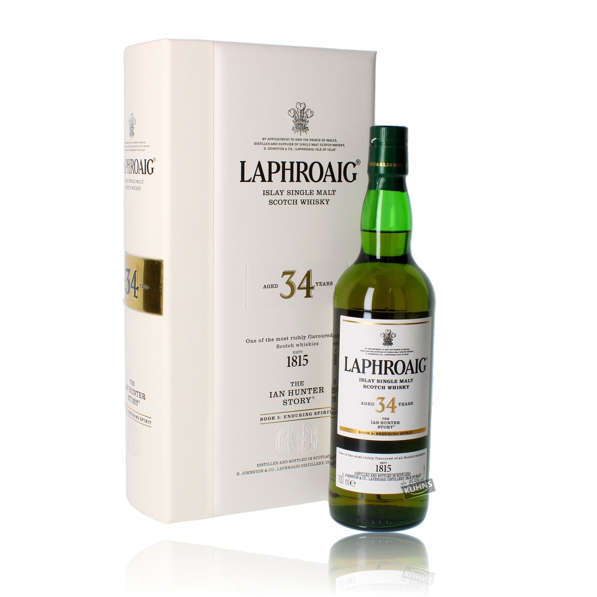 Laphroaig 34 Jahre Ian Hunter Story Book 5 0,7l, alc. 45,5 Vol ...