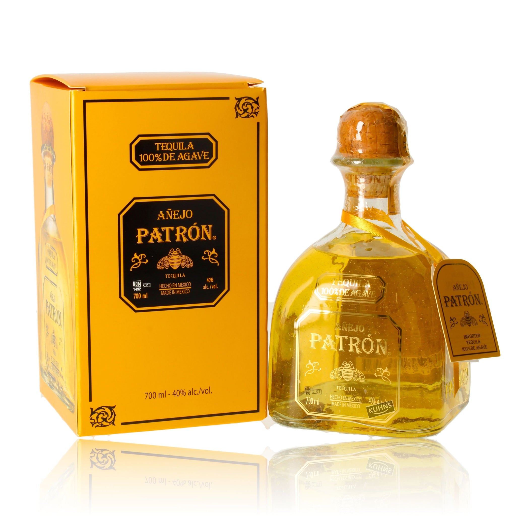 Patron Tequila Anejo 0,7l, alc. 40 Vol.-% – Kuhns Trinkgenuss